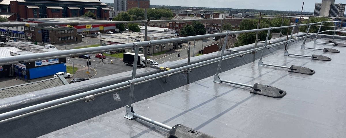 Folding Guardrail Roof Protection – Bespoke Roof Safety Ltd